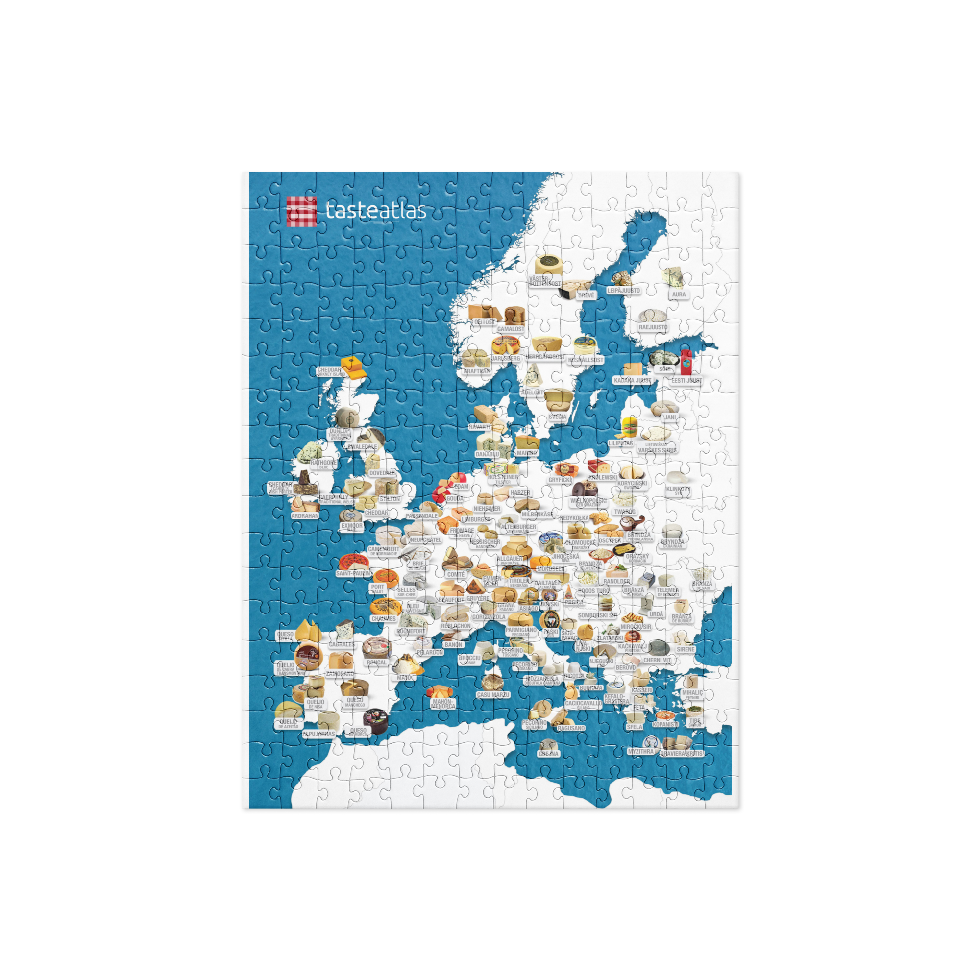 Jigsaw Puzzle of European Cheeses – TasteAtlas